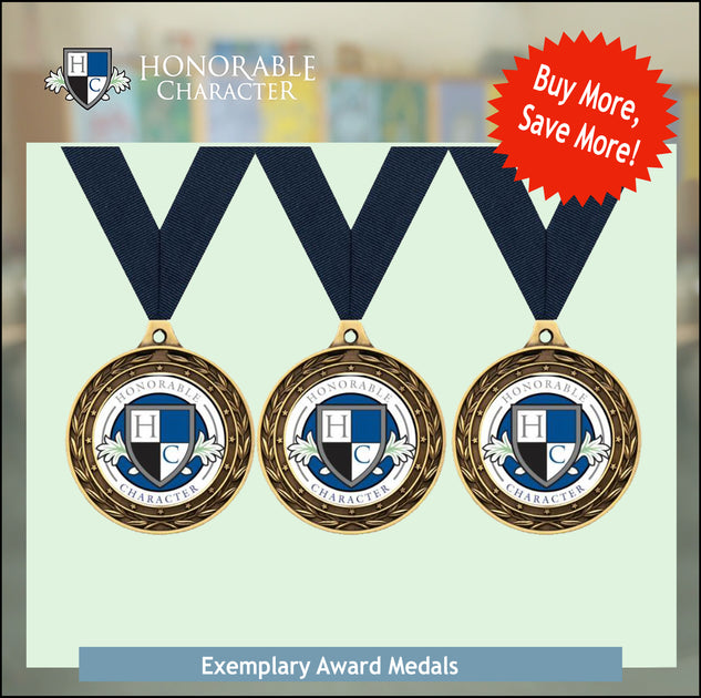 Student Character Award Medal | HONORABLE CHARACTER™